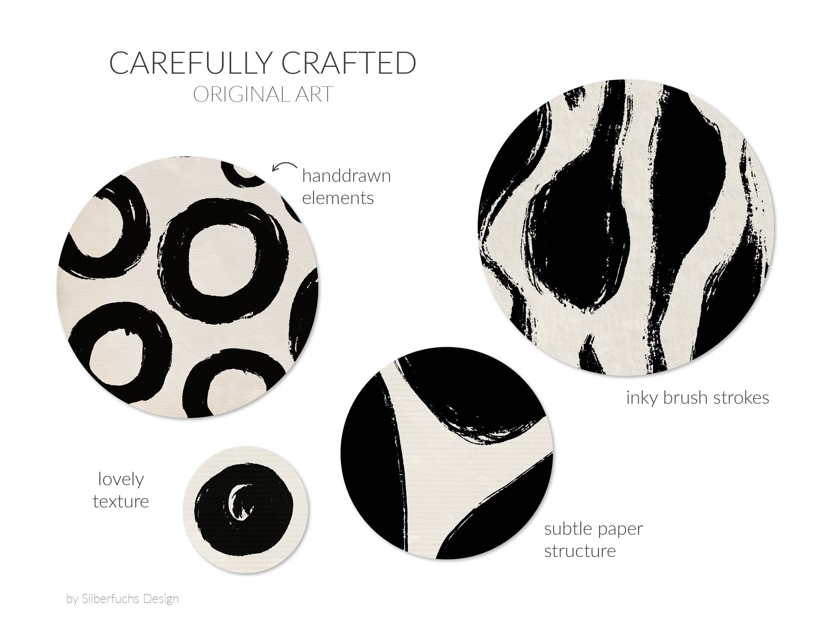 Inky Digital Textures A Versatile Pack of 12 Printable - Etsy