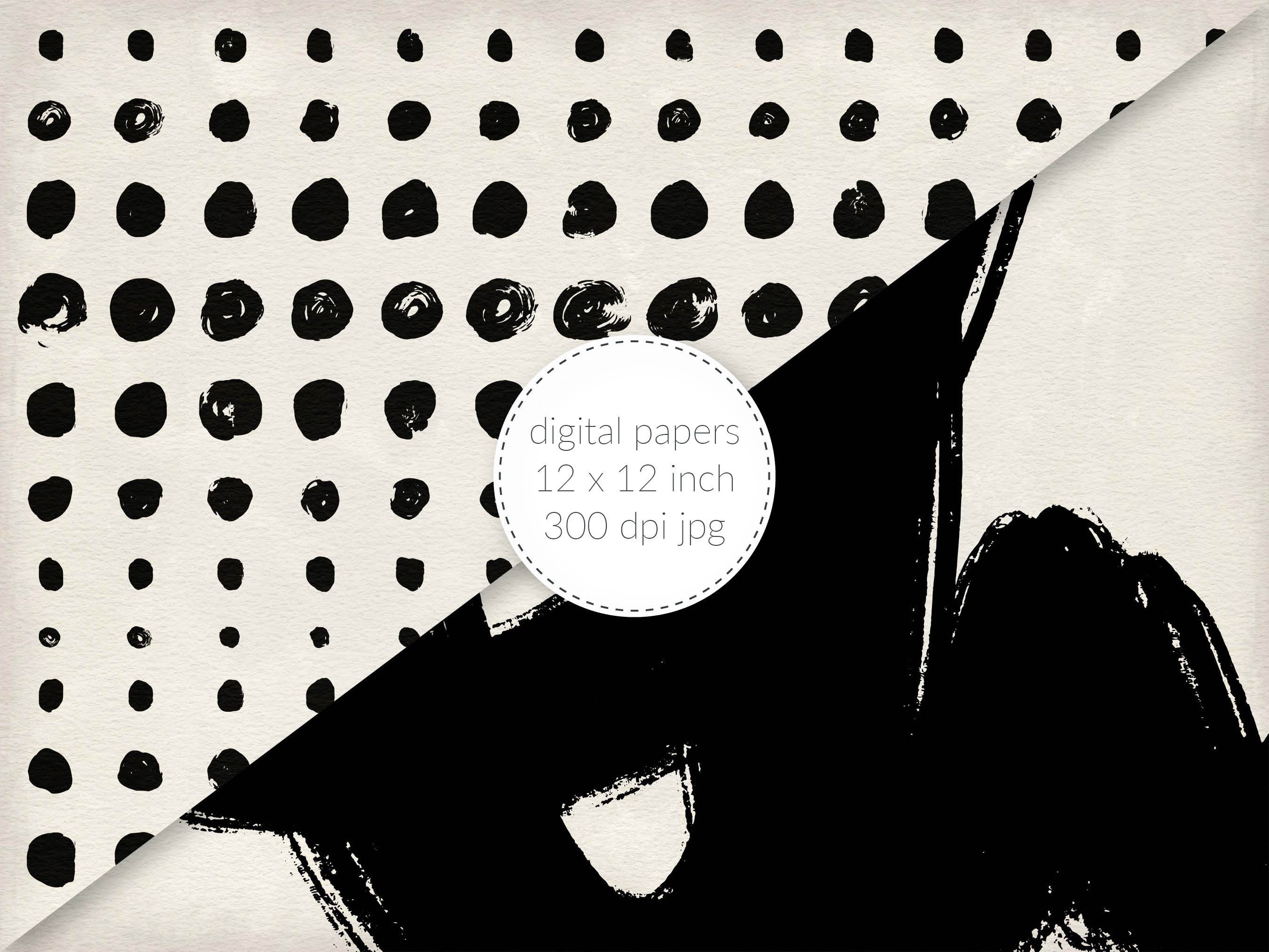 Inky Digital Textures A Versatile Pack of 12 Printable - Etsy