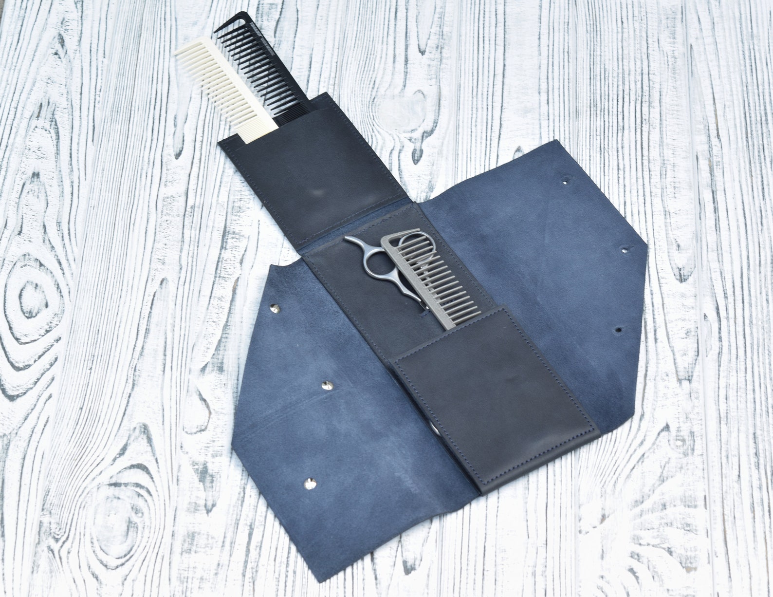 Personalized Leather Scissors Case Genuine Leather Tool Case | Etsy