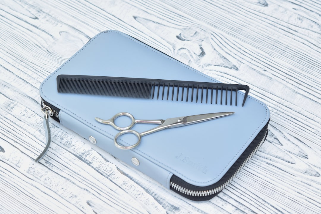 Hairdresser Personalized Leather Scissors Case, Leather Tool Case for ...
