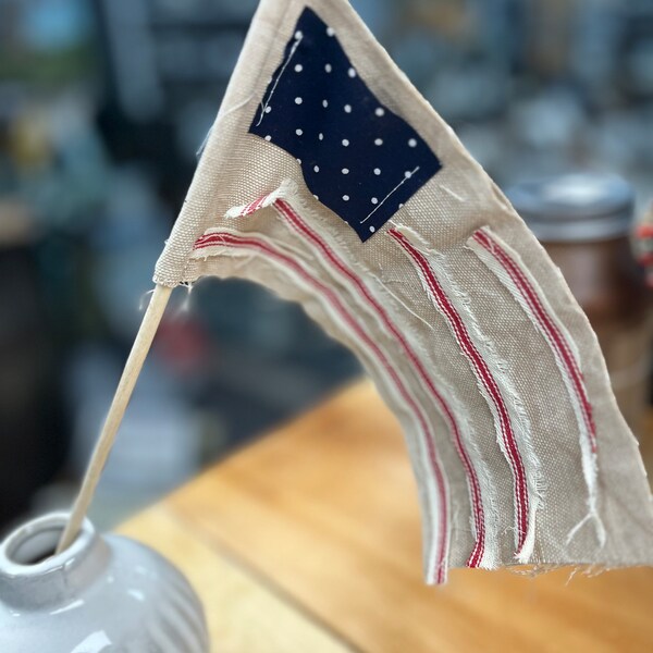 Primitive Flag - Etsy