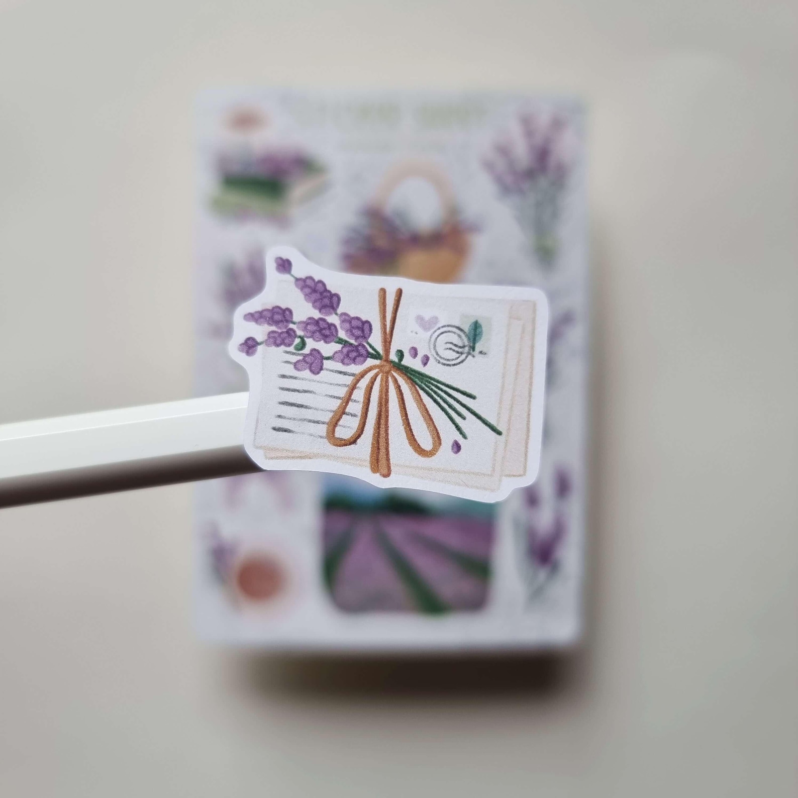 Sticker Sheet - Lavender Fields | Journal Stickers, Calendar, Planner ...