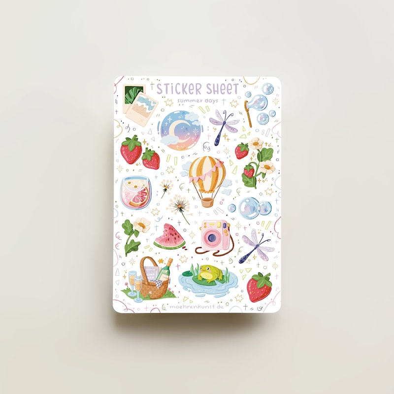 Cute nature stickers - Etsy.de
