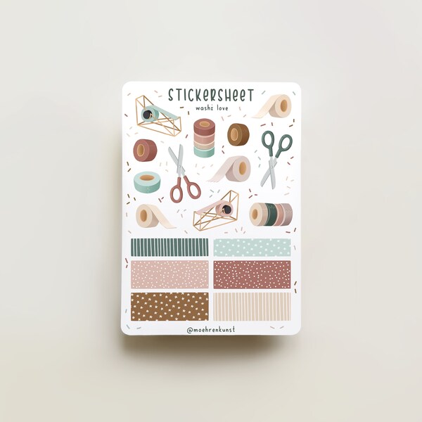 Washi Tape Labels - Etsy