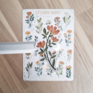 Sticker Sheet Flowers yellow Journal Stickers, Calendar, Planner ...