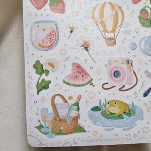 Sticker Sheet - Summer Days | Journal Stickers, Calendar, Planner ...