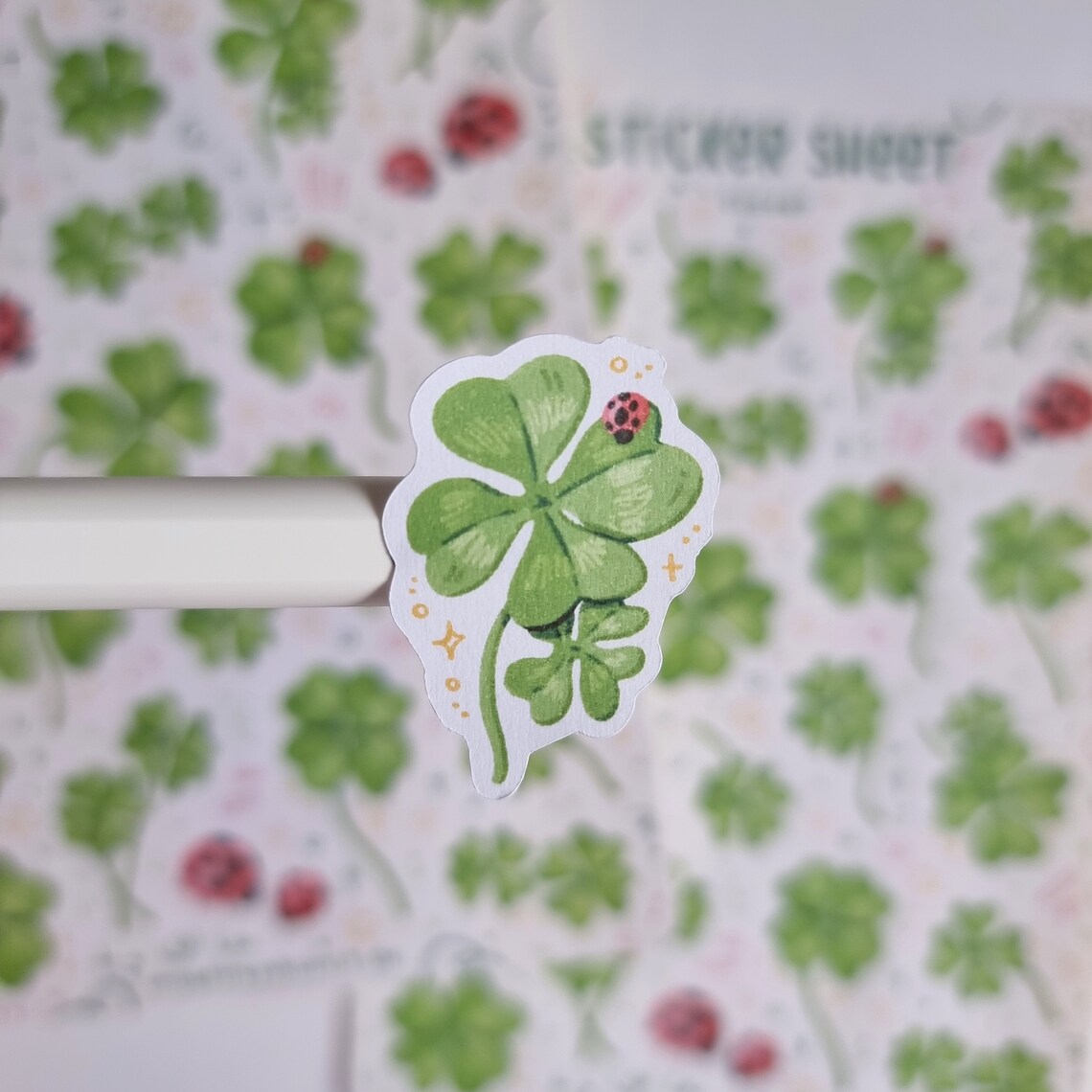 Sticker Sheet - Clover | Journal Stickers, Planner Stickers, Scrapbook ...