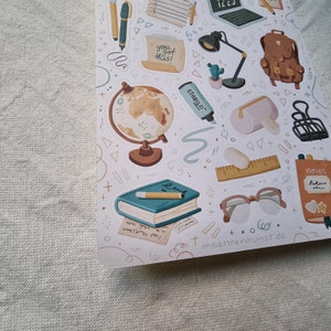 Sticker Sheet - Study | Journaling Stickers for Your Planner - Etsy