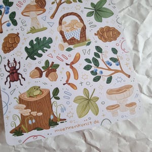 Sticker Sheet - Forest Walk | Journal Stickers, Calendar, Planner ...
