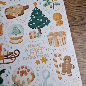 Sticker Sheet - Merry & Bright | Journaling Stickers for Your Planner ...