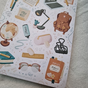Sticker Sheet - Study | Journaling Stickers for Your Planner - Etsy