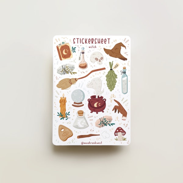 Witch Planner Stickers - Etsy