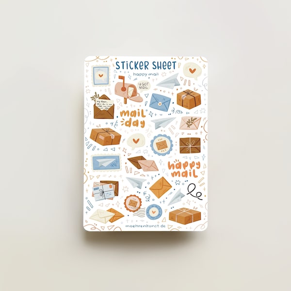 Happy Mail Stickers - Etsy