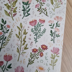 Sticker Sheet - Flowers Pink (CLEARANCE) | Journal Stickers, Calendar ...