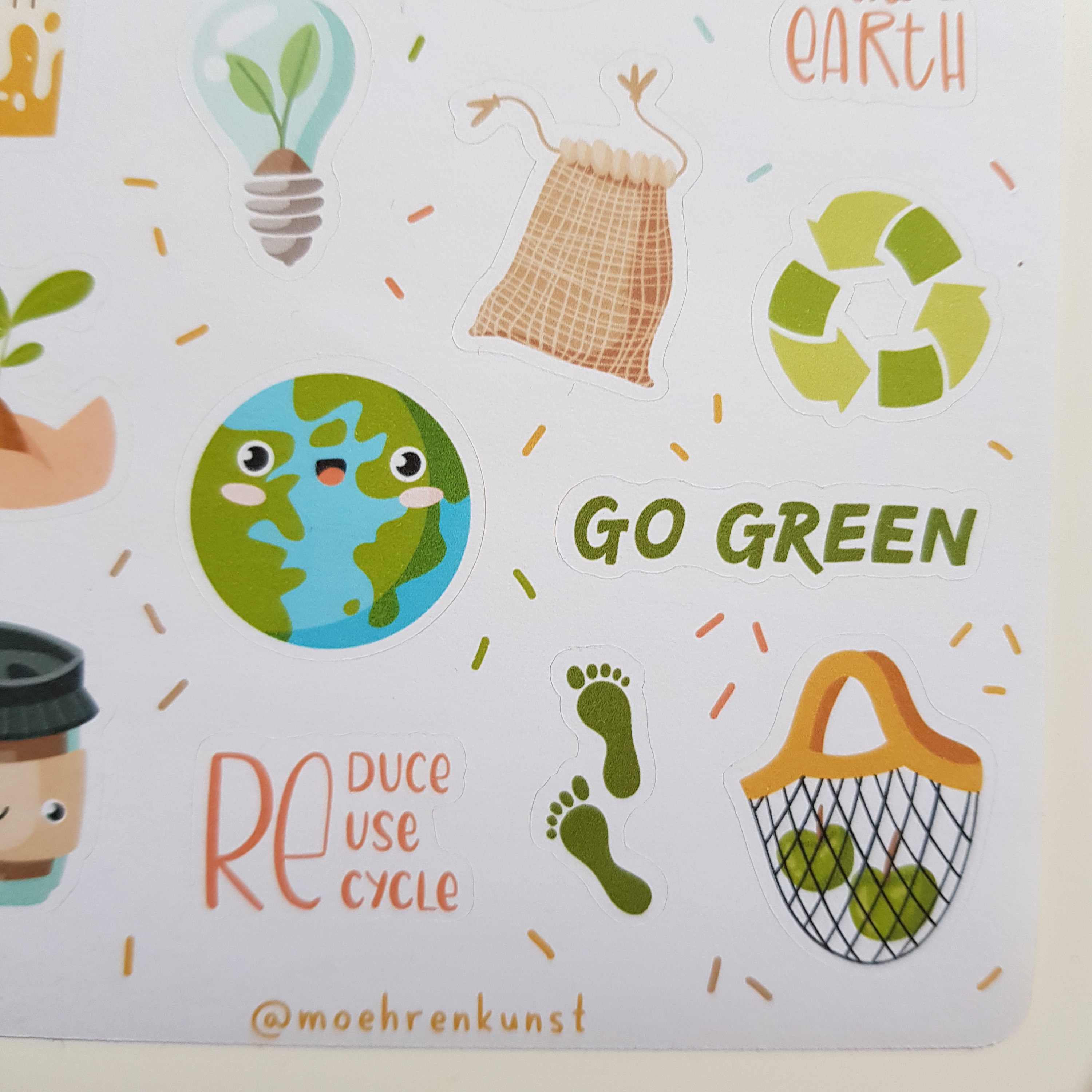 Paper & Party Supplies The Earth Signs Sticker Set For Journaling ...