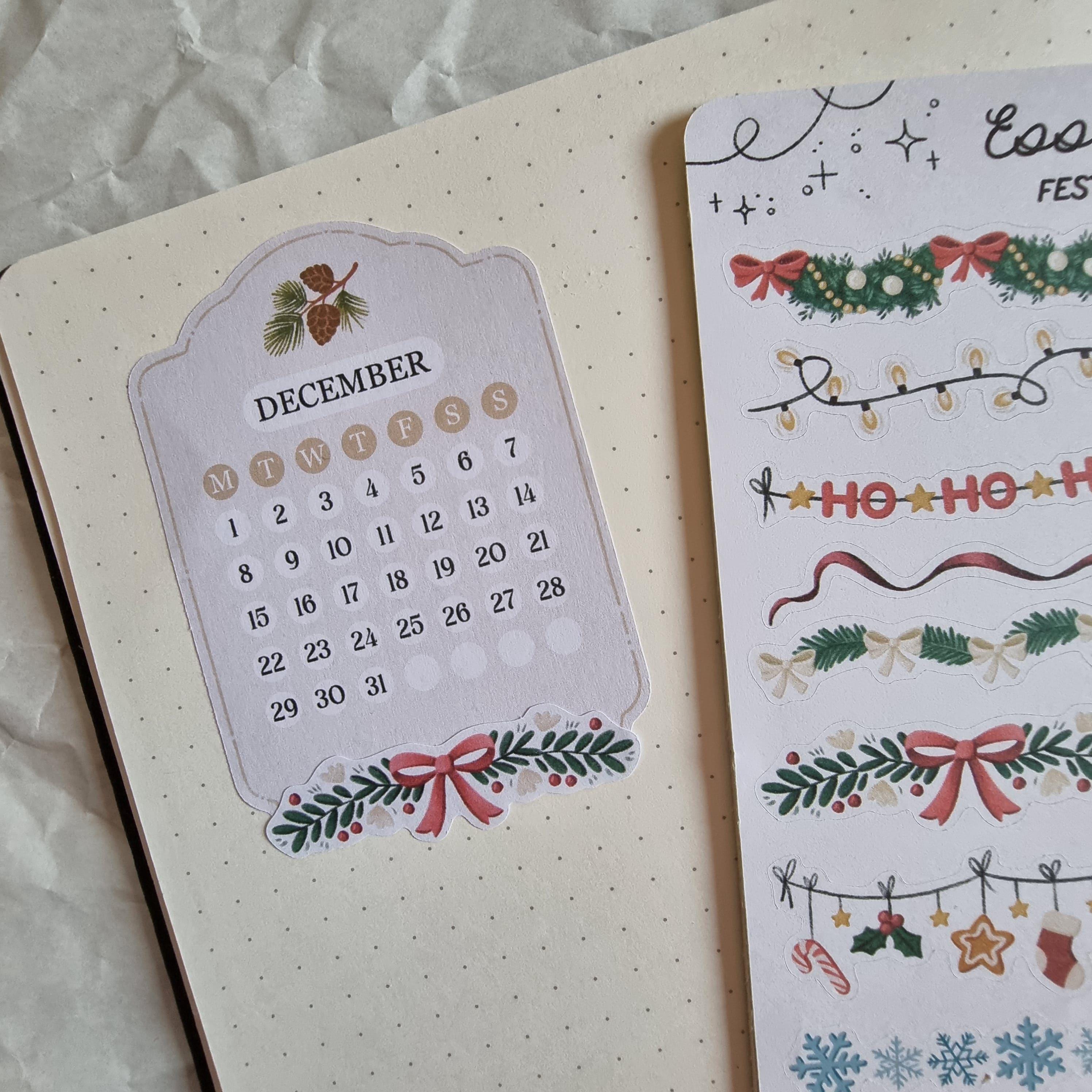 Essentials - Festive Banners | Journal Stickers, Calendar, Planner ...