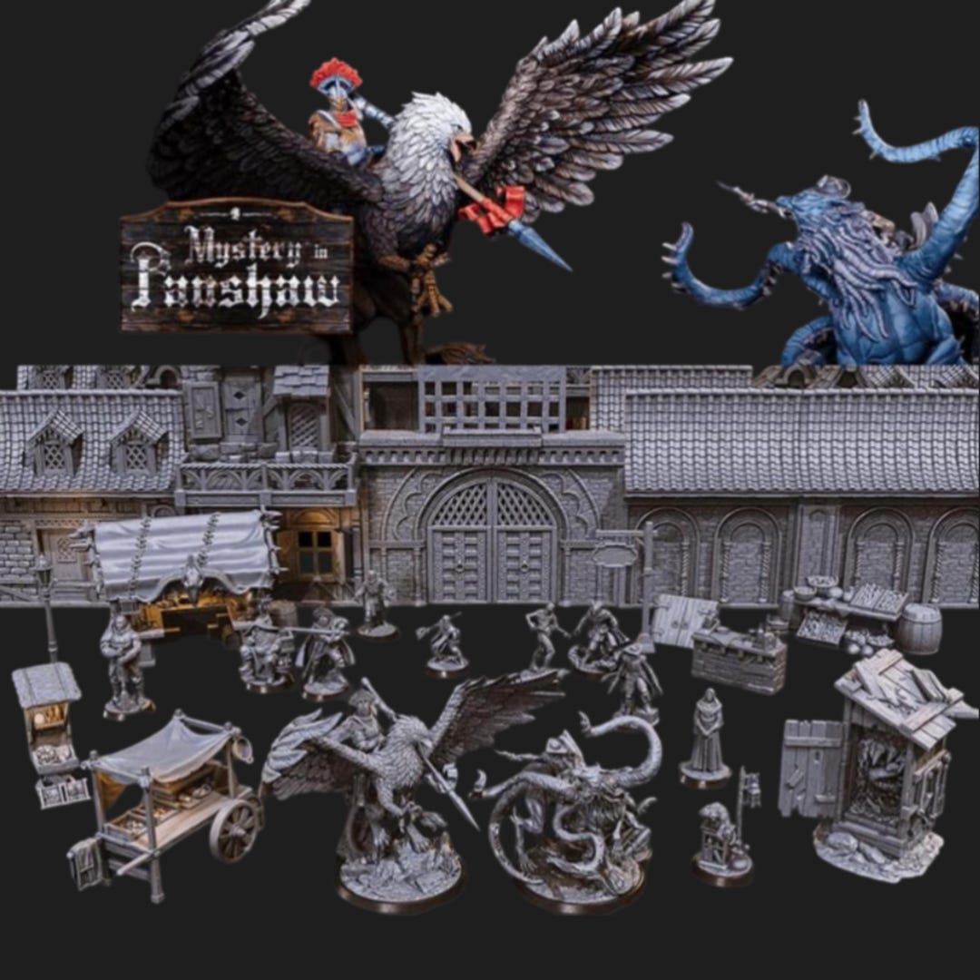 Fantsay Miniatures STL Dnd Miniatures STL 3D Printable Models Minis 3D ...