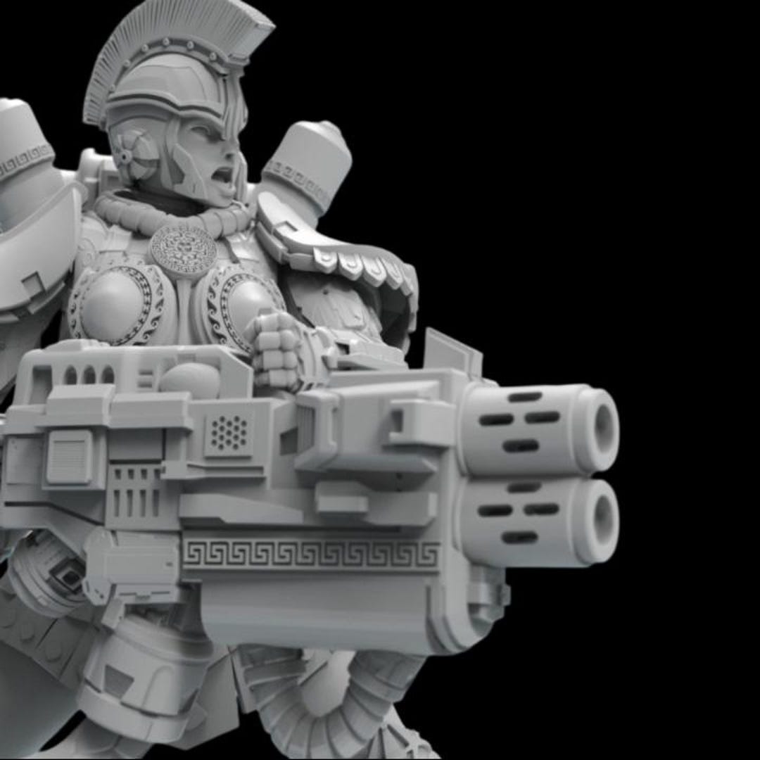 Sci-fi Miniatures STL Minoan Hiereiai 3D Printable Proxies Wargame 3D ...