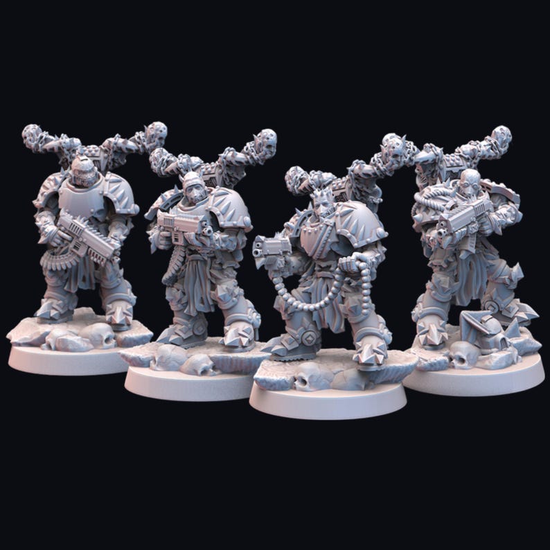 Warhammer Miniatures STL Desert Scavengers Vol I Warhammer 40k Proxies ...