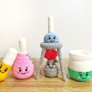 Bunsen Burner Crochet Chemistry Set Handmade Crochet Gift Plush Toys ...