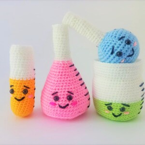 Chemistry Set Crochet. Crochet Pattern. Gift Plush Toys. Science ...