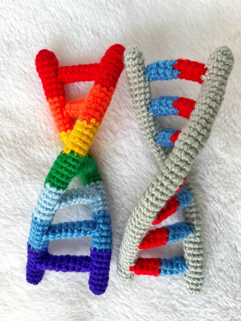 DNA Crochet Pattern DNA Handmade Crochet Pattern DNA Toy - Etsy