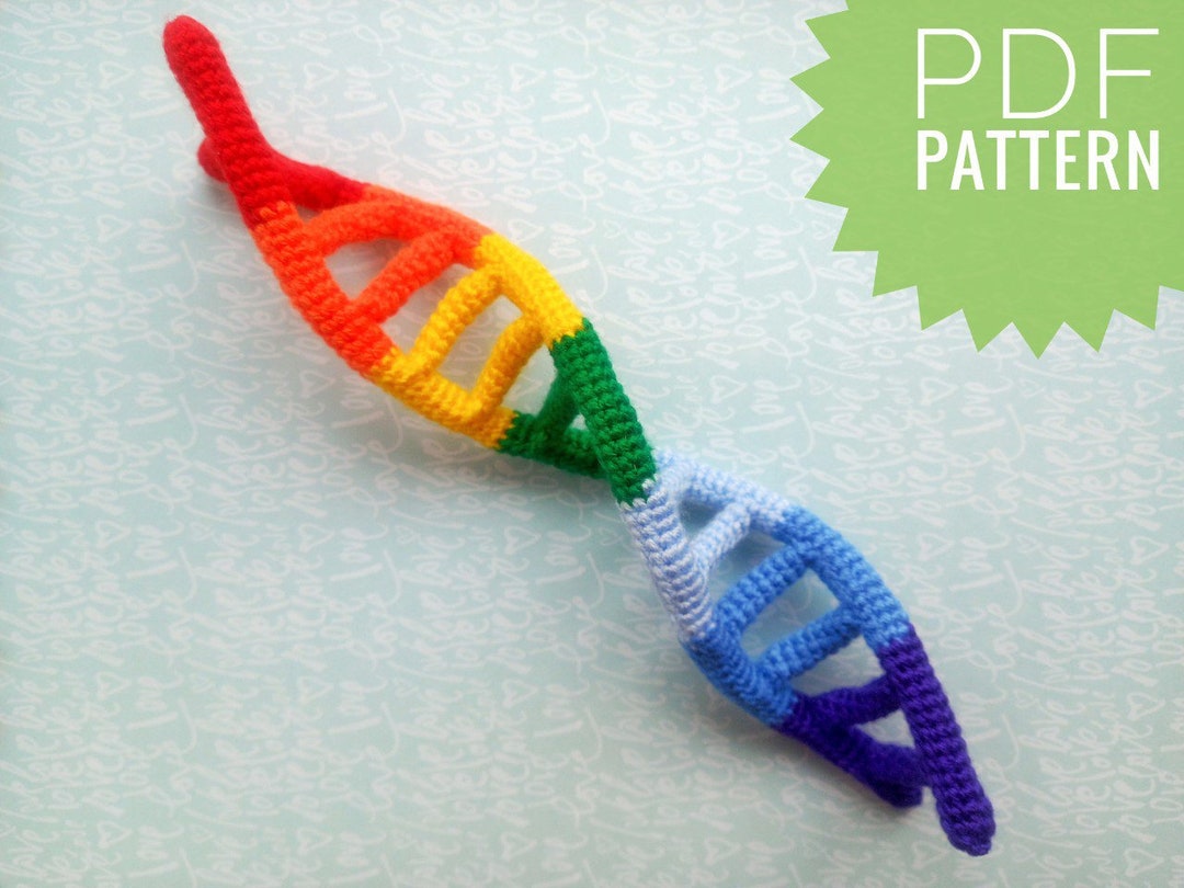 DNA Crochet Pattern DNA Handmade Crochet Pattern DNA Toy - Etsy