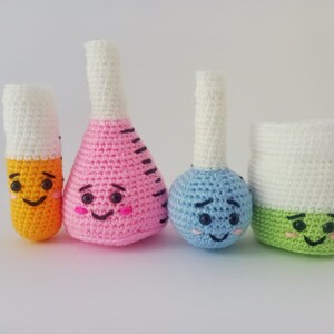 Chemistry Set Crochet. Crochet Pattern. Gift Plush Toys. Science ...