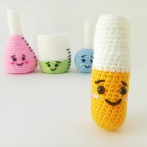 Chemistry Set Crochet. Crochet Pattern. Gift Plush Toys. Science ...