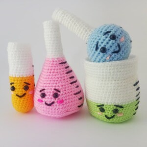 Chemistry Set Crochet. Crochet Pattern. Gift Plush Toys. Science ...