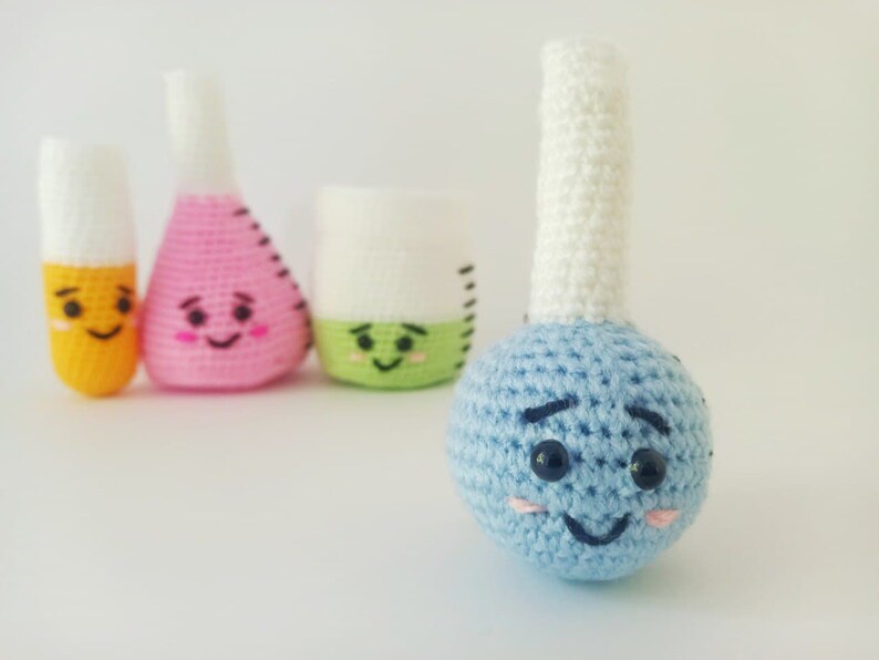 Chemistry Set Crochet. Crochet Pattern. Gift Plush Toys. - Etsy