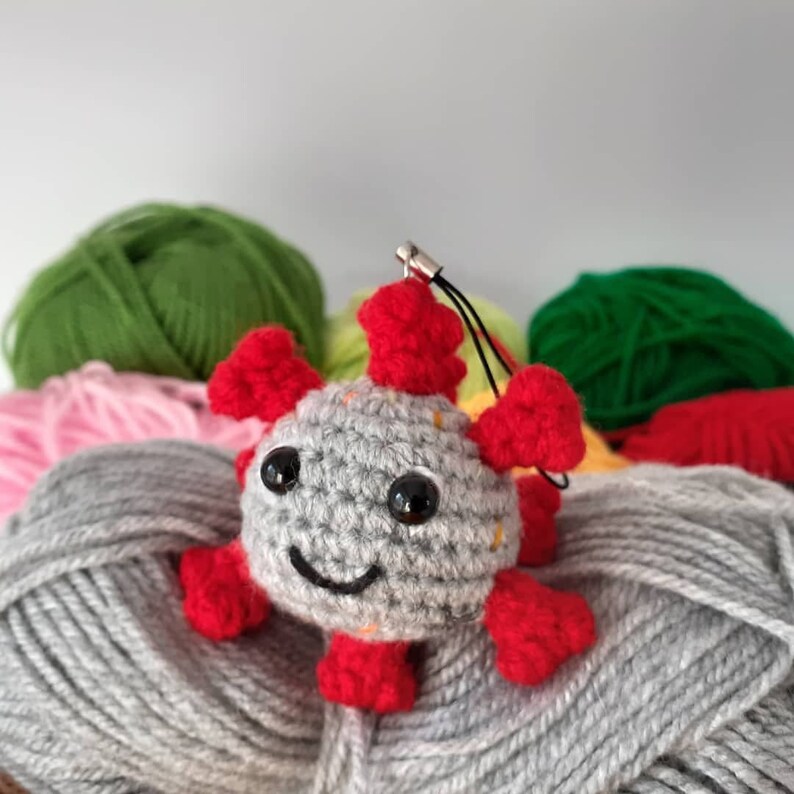 Crochet Microbe Toy Microbe Crochet Bacteria Сrochet Virus - Etsy