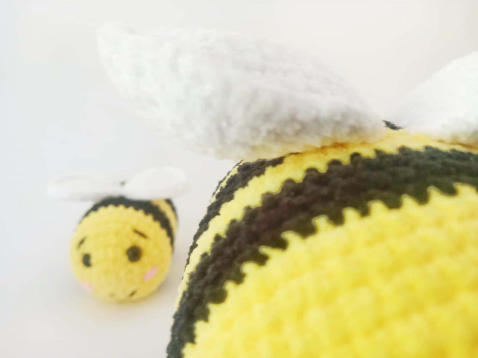 Fluffy Crochet Bee. Crochet Plushie Bee. Crochet Bee - Etsy