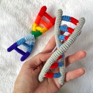 DNA Crochet DNA Handmade Crochet Crochet DNA Toy Handmade Crochet Gift ...