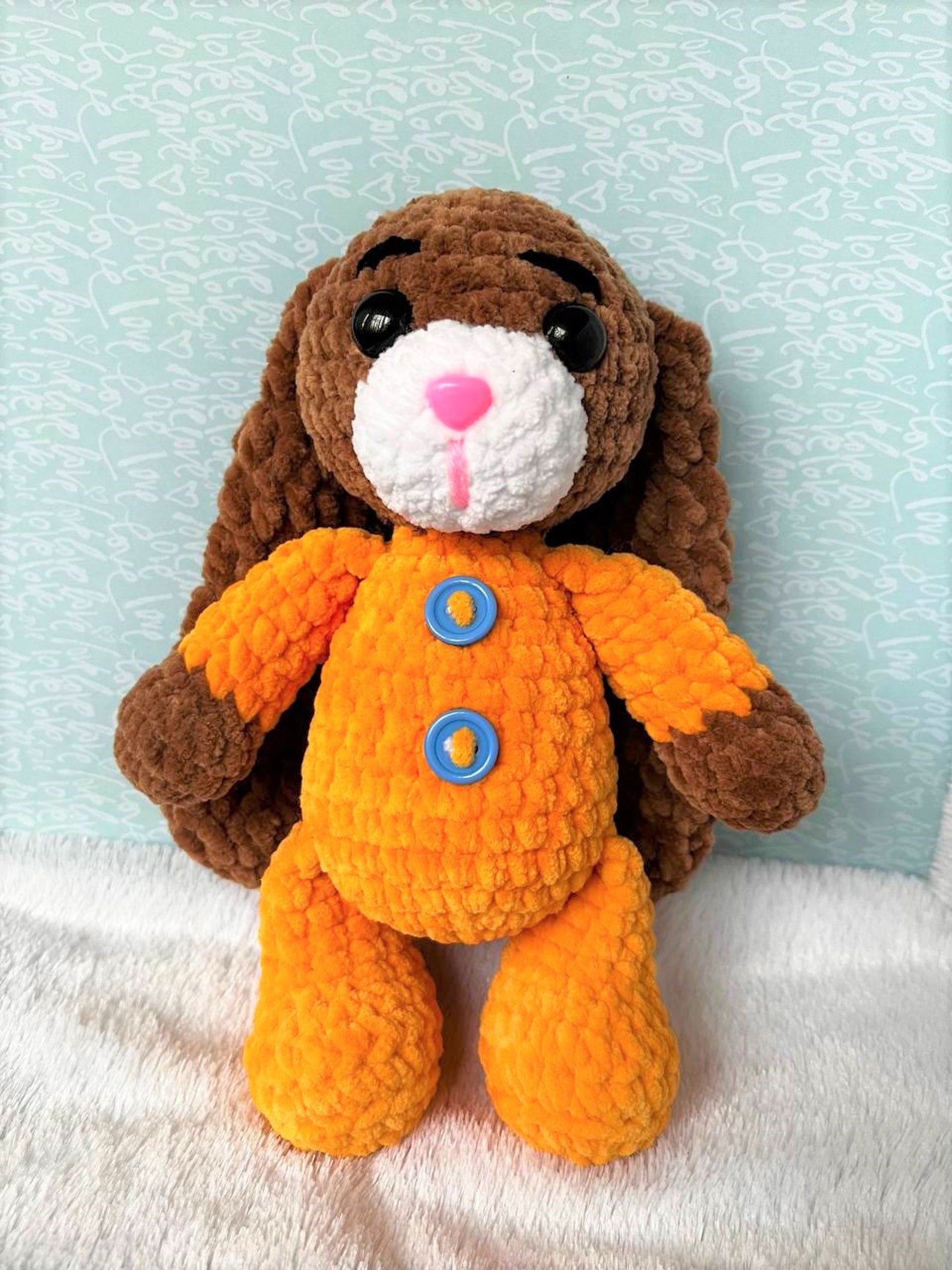 Crochet Bunny Pattern Pdf Pattern Bunny Crochet Bunny Toy Bunny Crochet