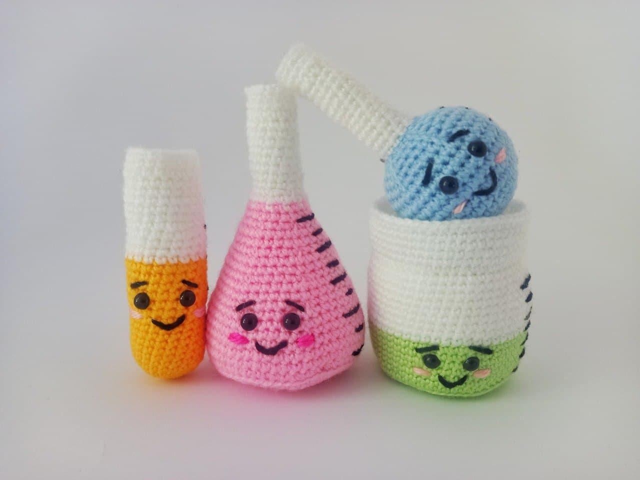 Chemistry Set Handmade Crochet. Gift Plush Toys. Science - Etsy