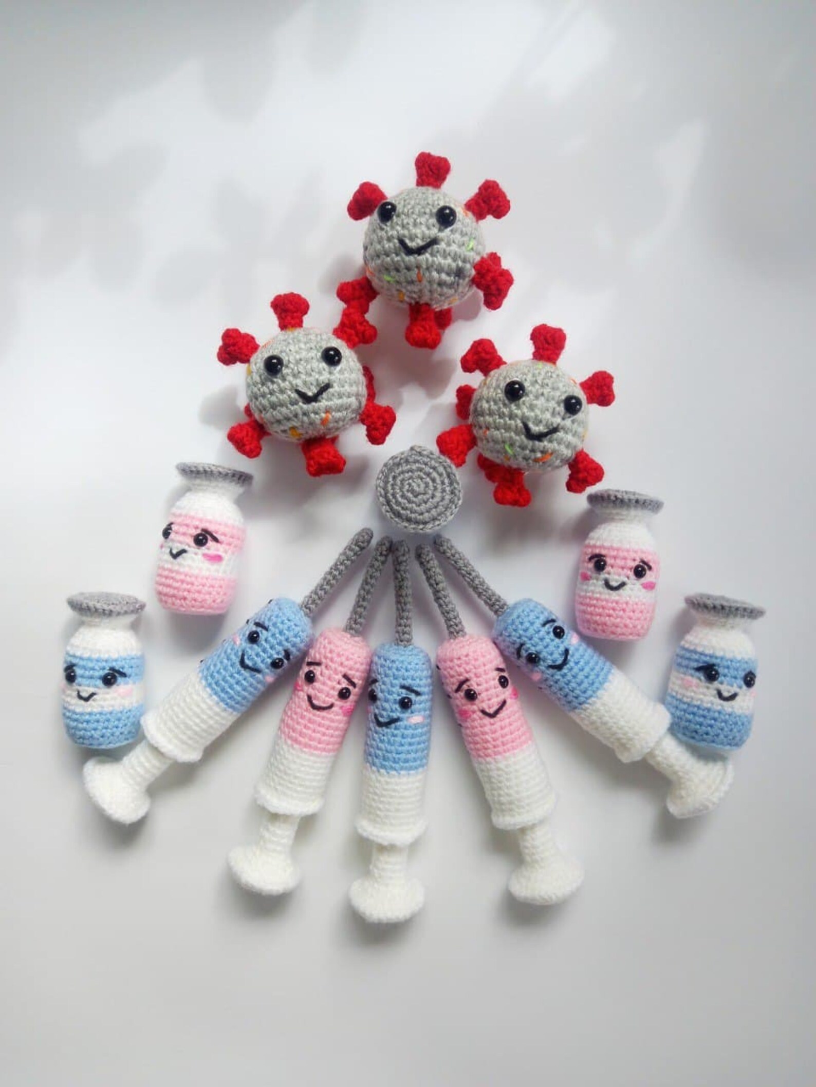 Crochet Vaccine toy Crochet vaccine plushy Vaccine Plush | Etsy