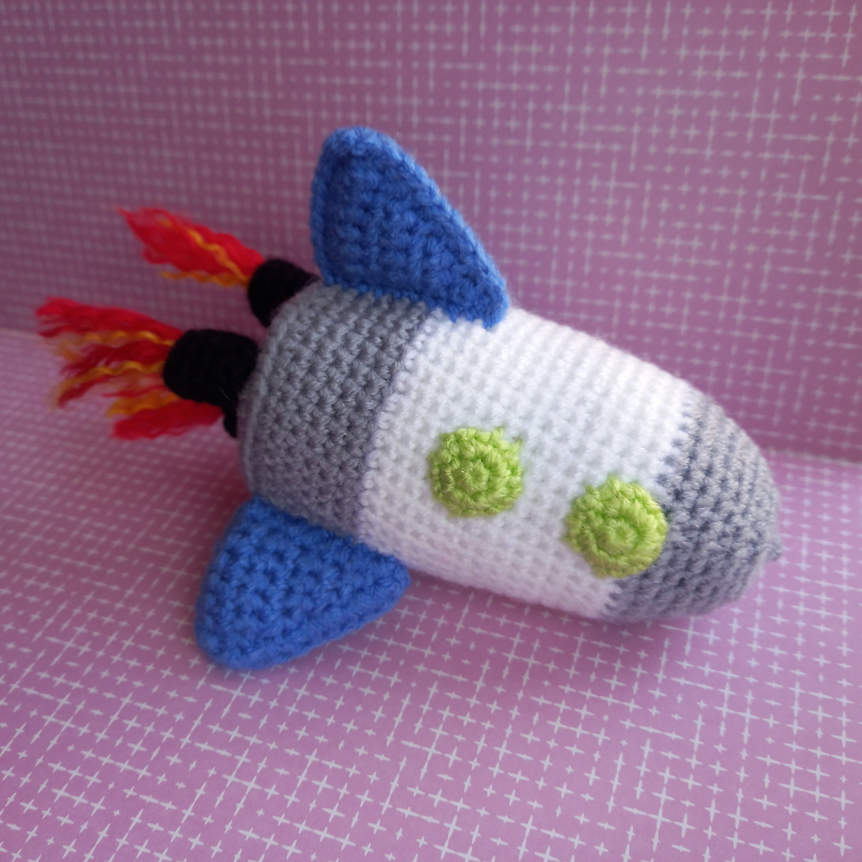 Crochet Outer Space Rocket Ship Toy Rocket Toy Crochet - Etsy