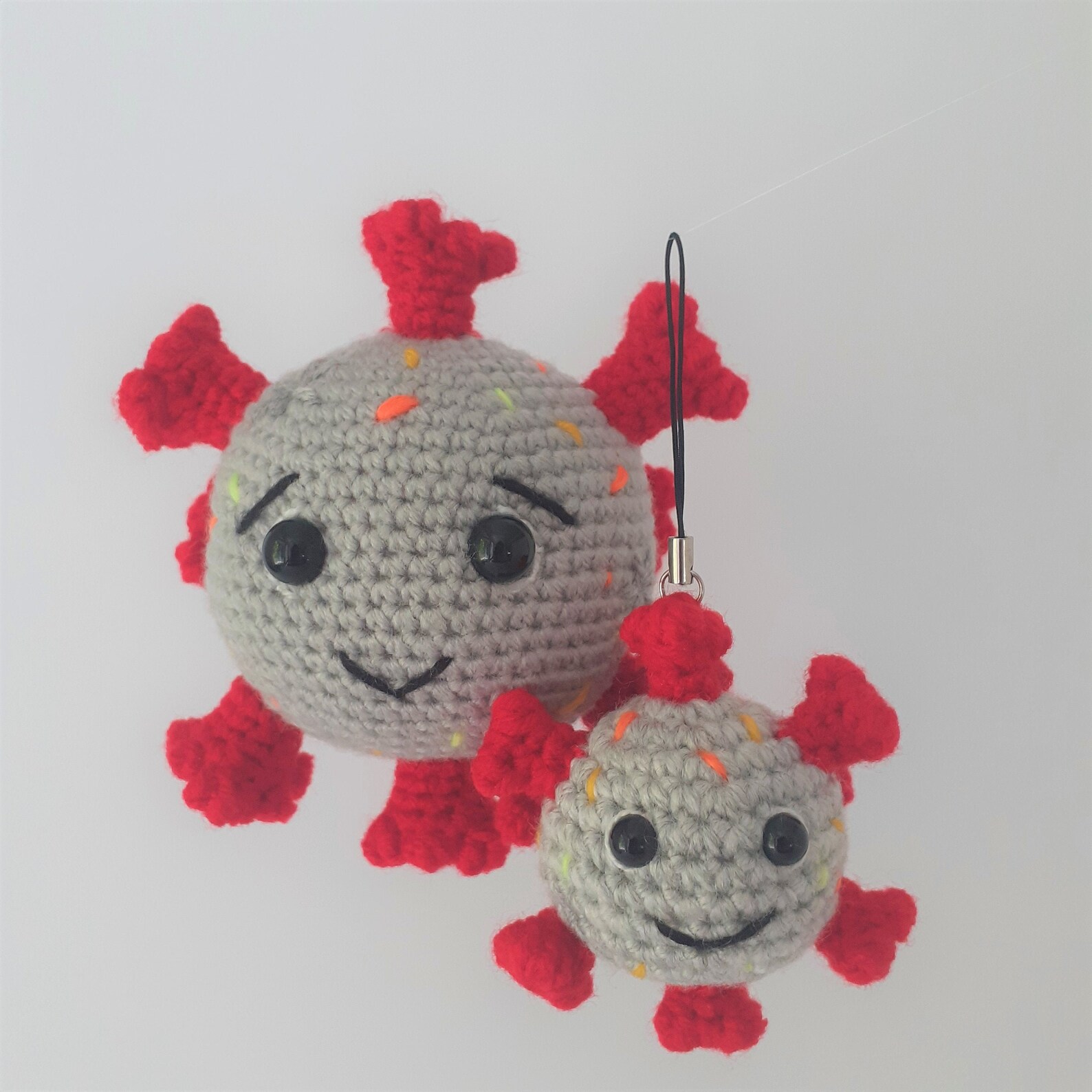 Crochet Microbe Toy Microbe Crochet Bacteria Сrochet Virus - Etsy