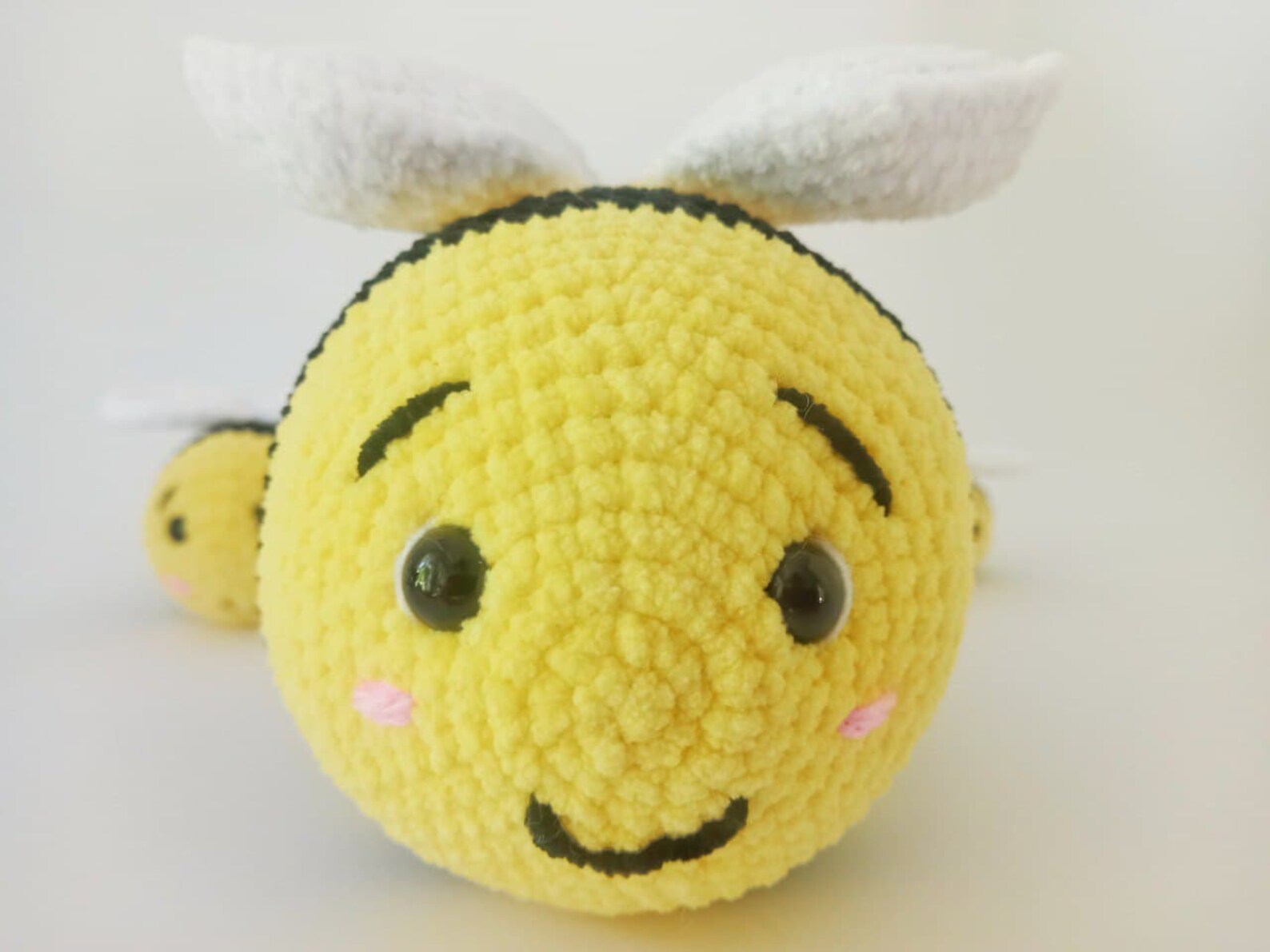 Fluffy Crochet Bee. Crochet Plushie Bee. Crochet Bee - Etsy