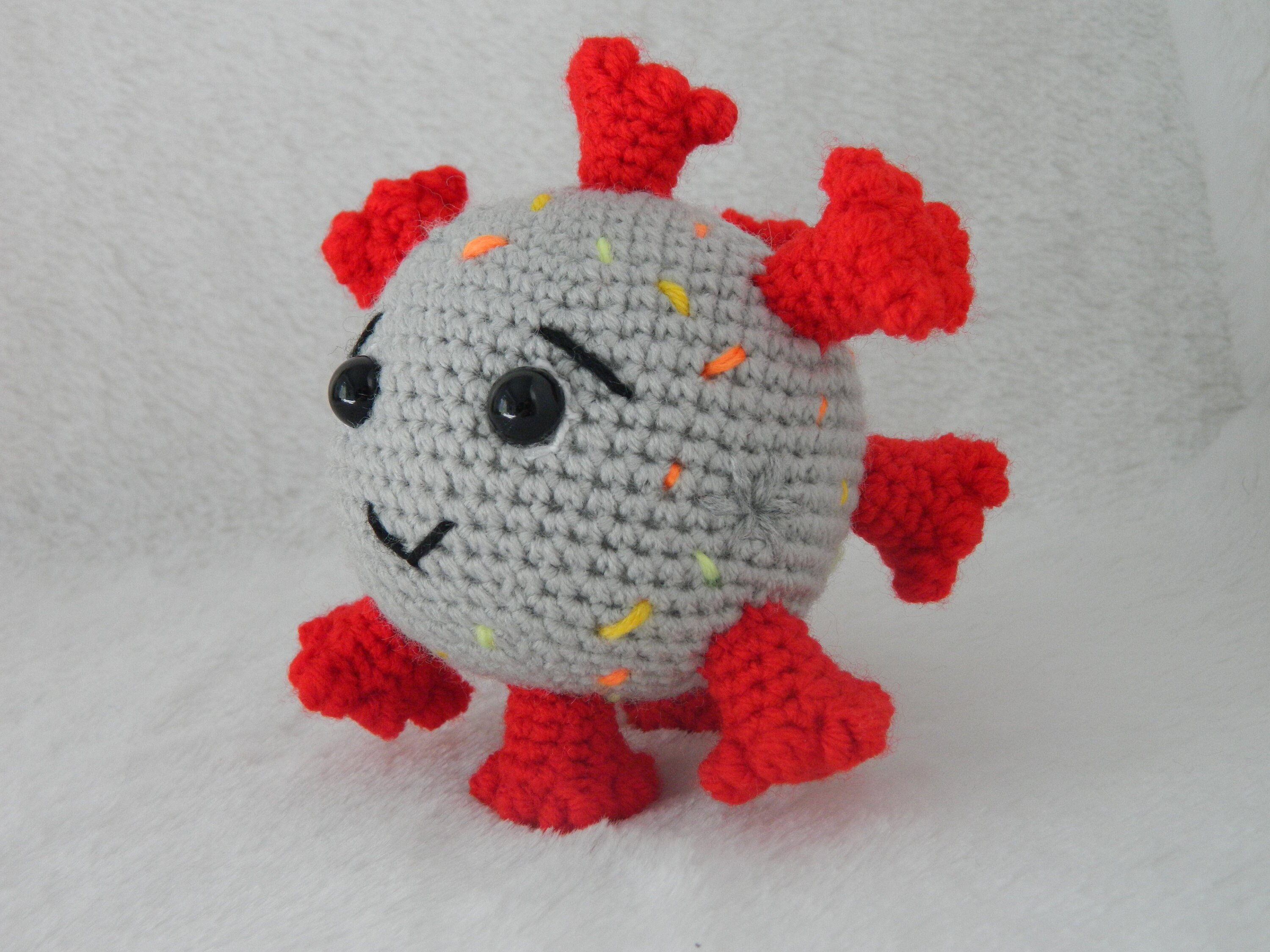 Crochet Microbe Pattern PDF Pattern Toy Bacteria Сrochet Pattern Virus ...