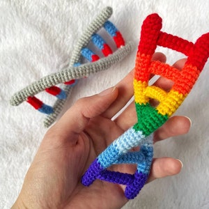 DNA Crochet DNA Handmade Crochet Crochet DNA Toy Handmade Crochet Gift ...