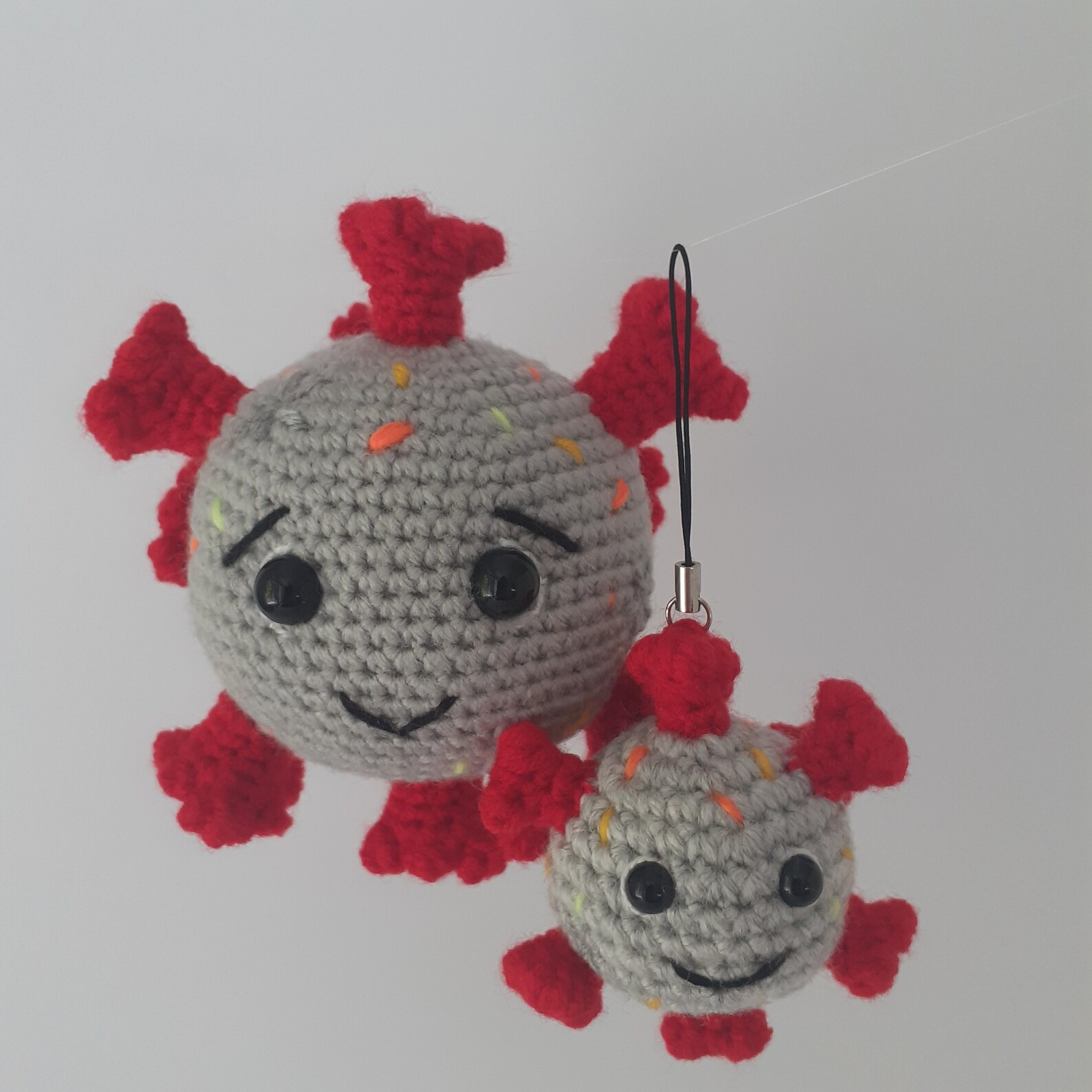 Crochet Microbe Pattern PDF Pattern Toy Bacteria Сrochet Pattern Virus ...