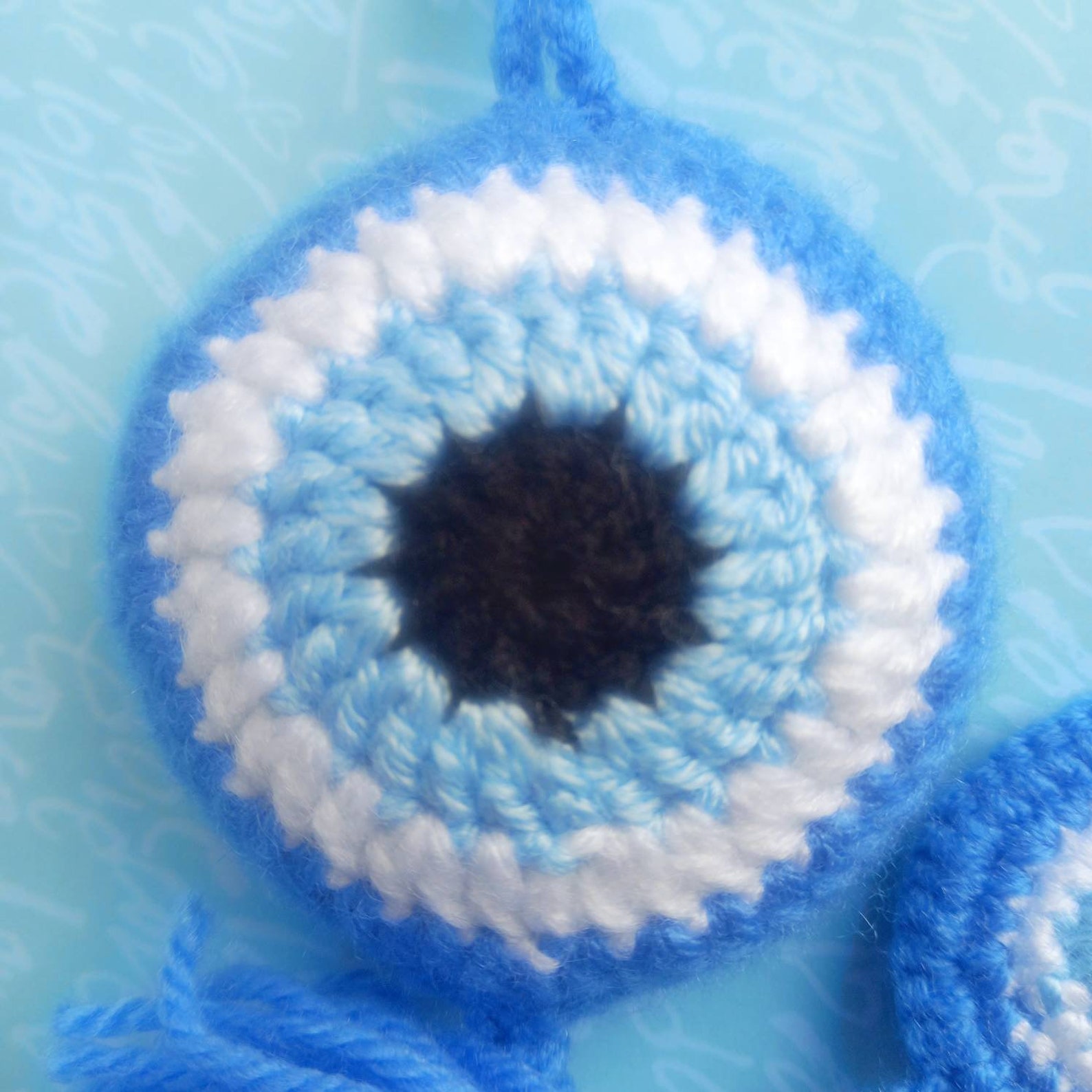 Crochet Evil Eye Evil Eye Wall Hanging Evil Eye Charm Home - Etsy