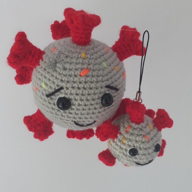 Crochet Microbe Toy Microbe Crochet Bacteria Сrochet Virus - Etsy