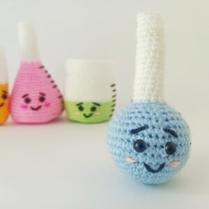 Chemistry Set Handmade Crochet. Gift Plush Toys. Science Educational ...