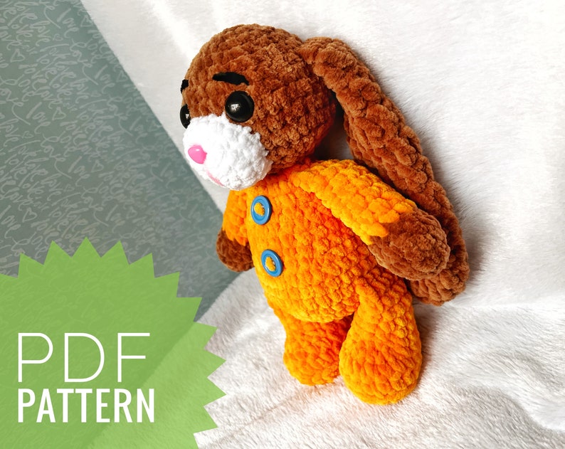 Crochet Bunny Pattern PDF Pattern Bunny Crochet Bunny Toy Bunny Crochet ...