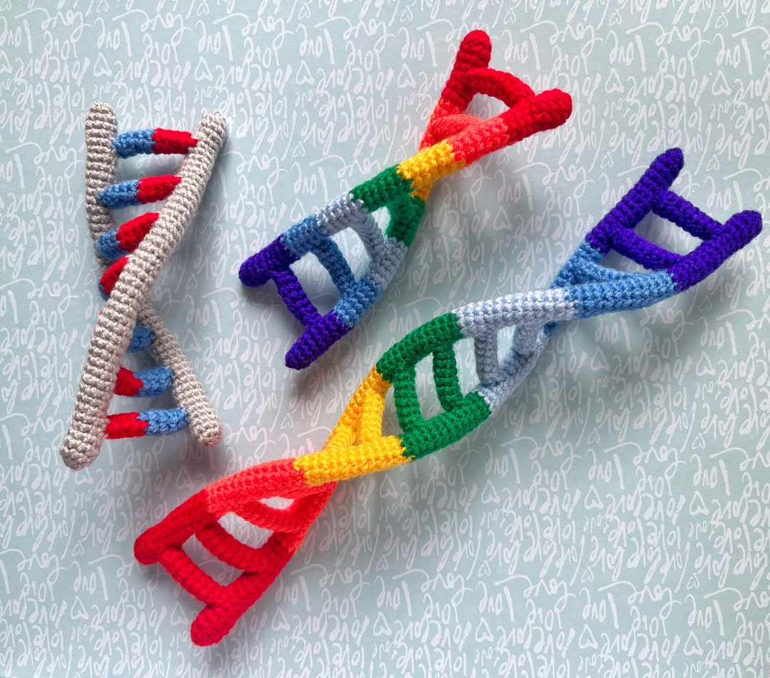 DNA Crochet DNA Handmade Crochet Crochet DNA Toy Handmade Crochet Gift ...