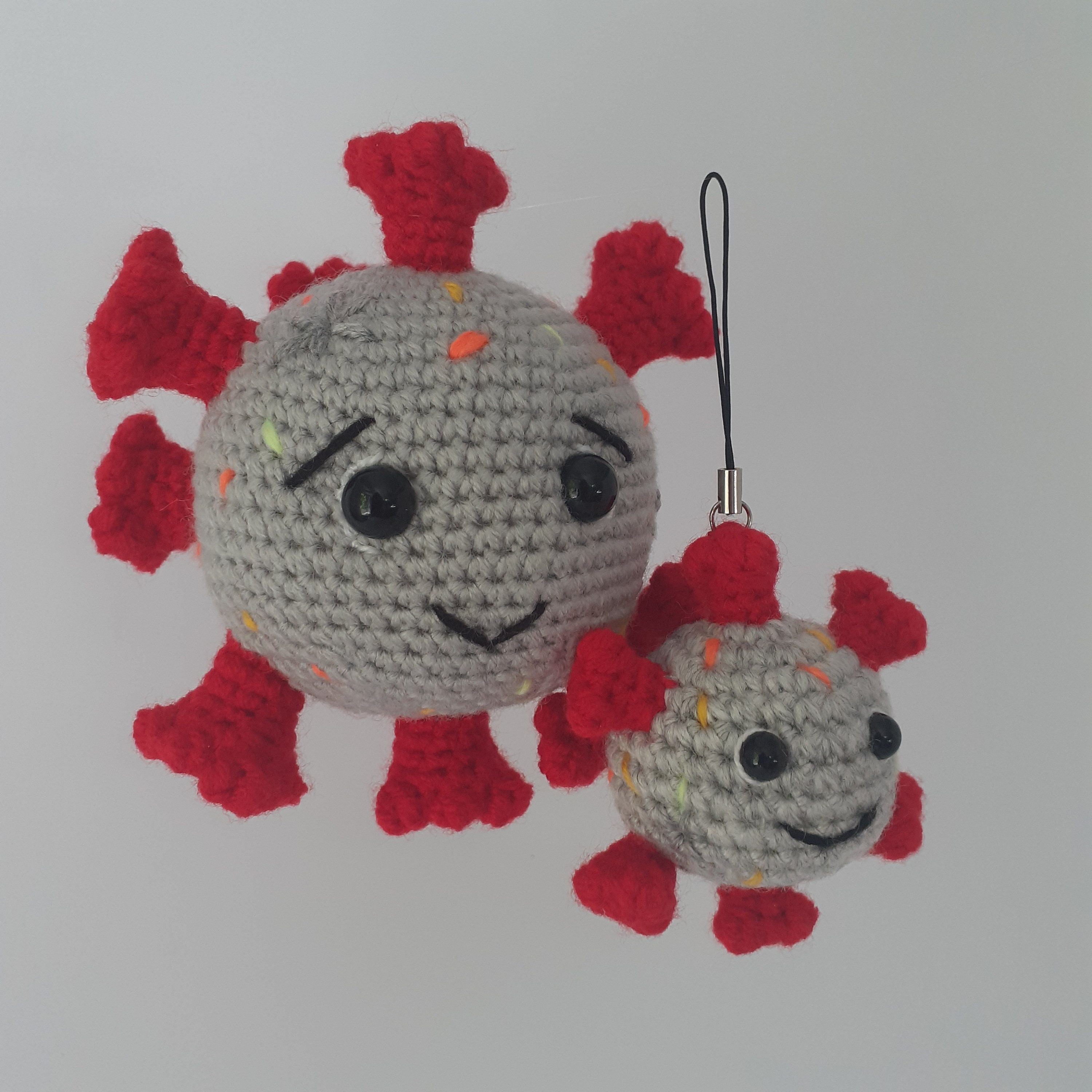 Crochet Microbe Pattern PDF Pattern Toy Bacteria Сrochet Pattern Virus ...