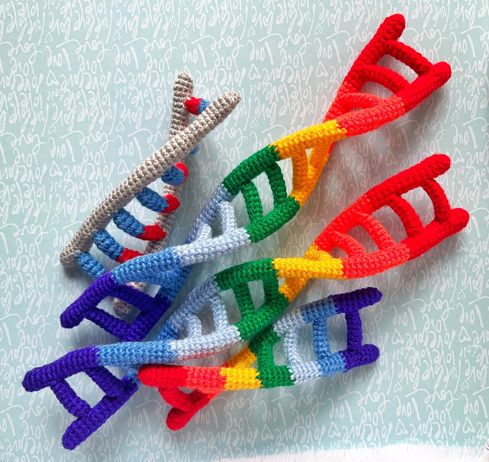 DNA Crochet DNA Handmade Crochet Crochet DNA Toy Handmade - Etsy